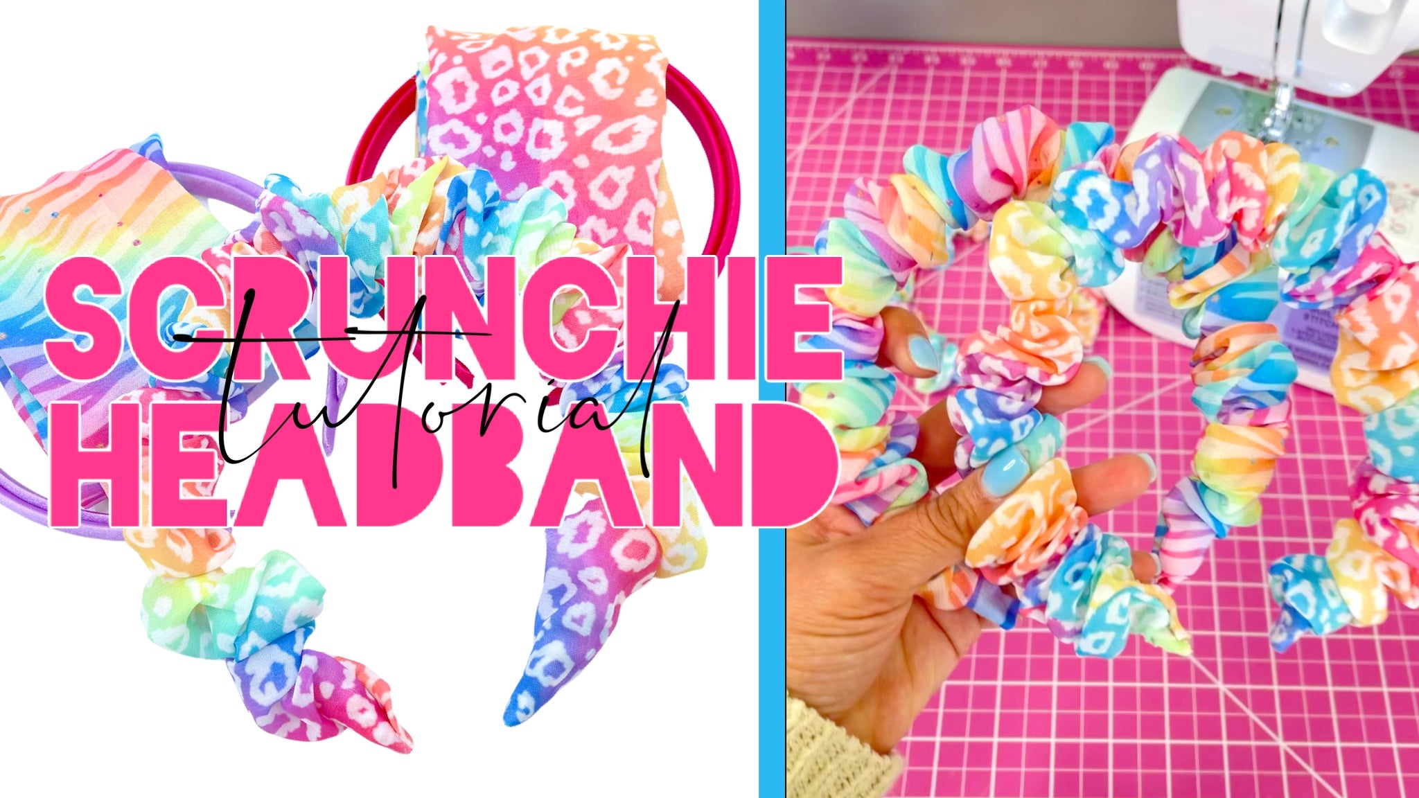 Scrunchie Headband Tutorial | DIY Quick Headband Tutorial! – Pip Supply