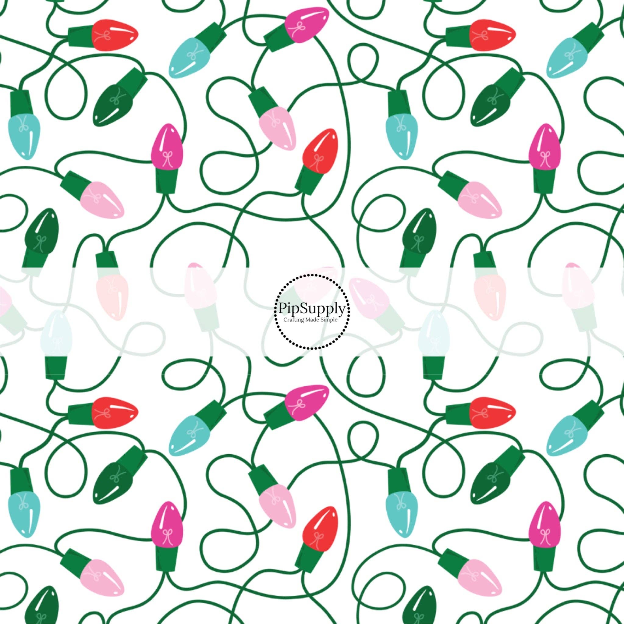 Trim the Lights Soft White Hair Bow Strips – Pip Supply