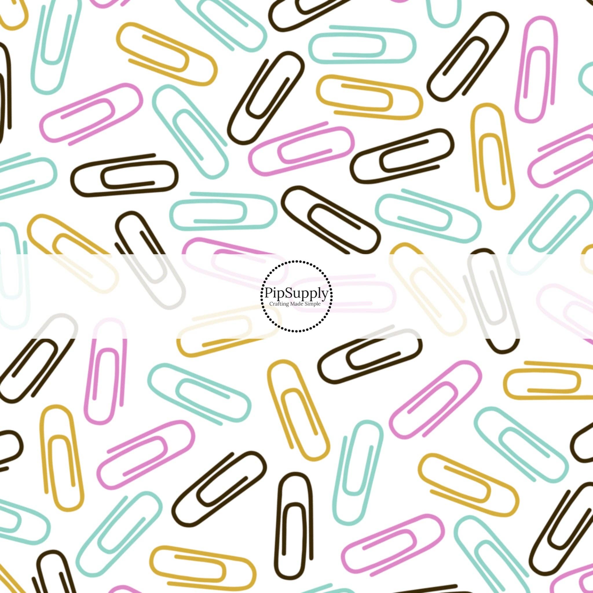 Multi Paper Clips with Purple Hair Bow Strips – Pip Supply