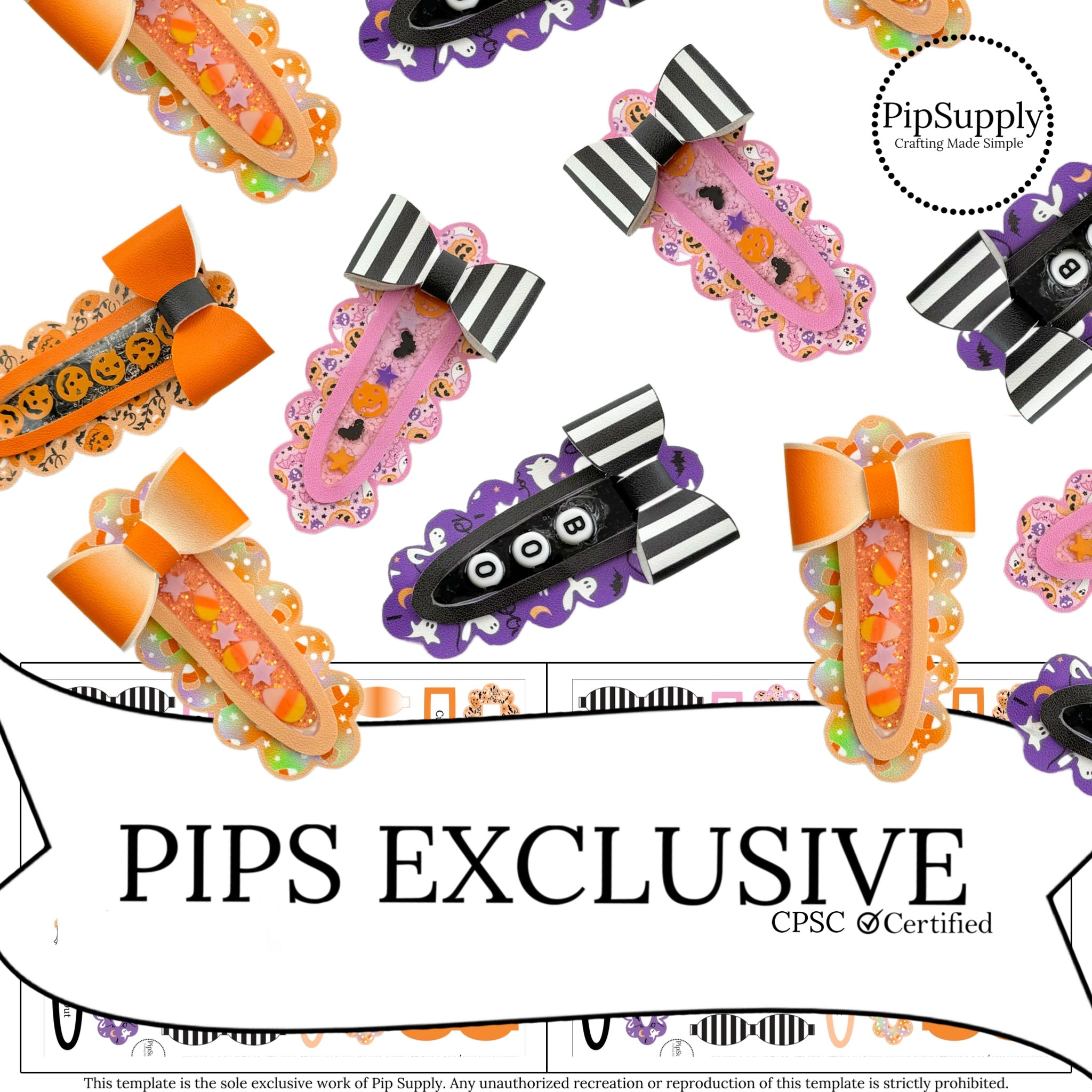 Halloween DUCK BILL Faux Leather DIY Clip Covers – Pip Supply