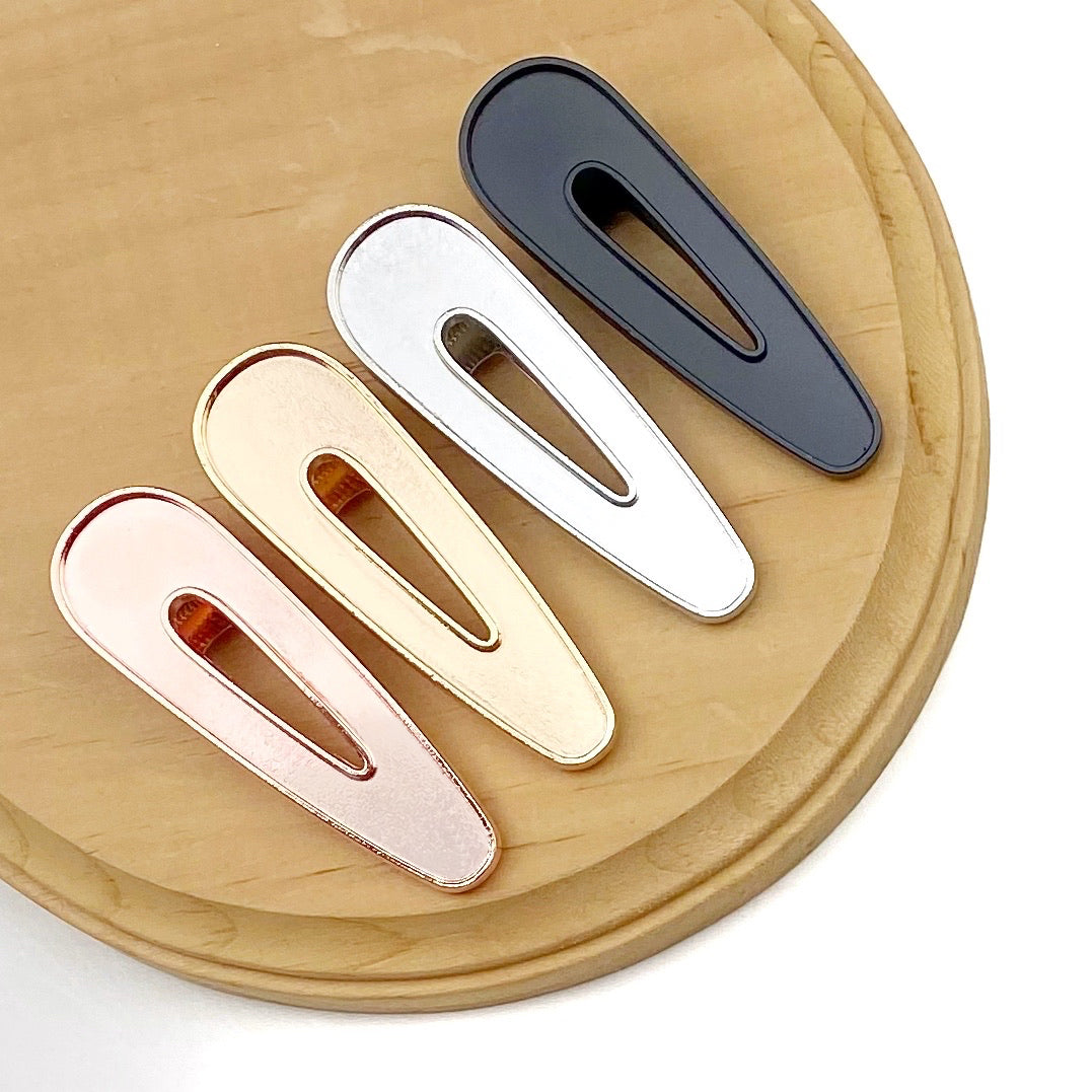 Set of 3 - The Raindrop Hair Clip Setting© – Pip Supply