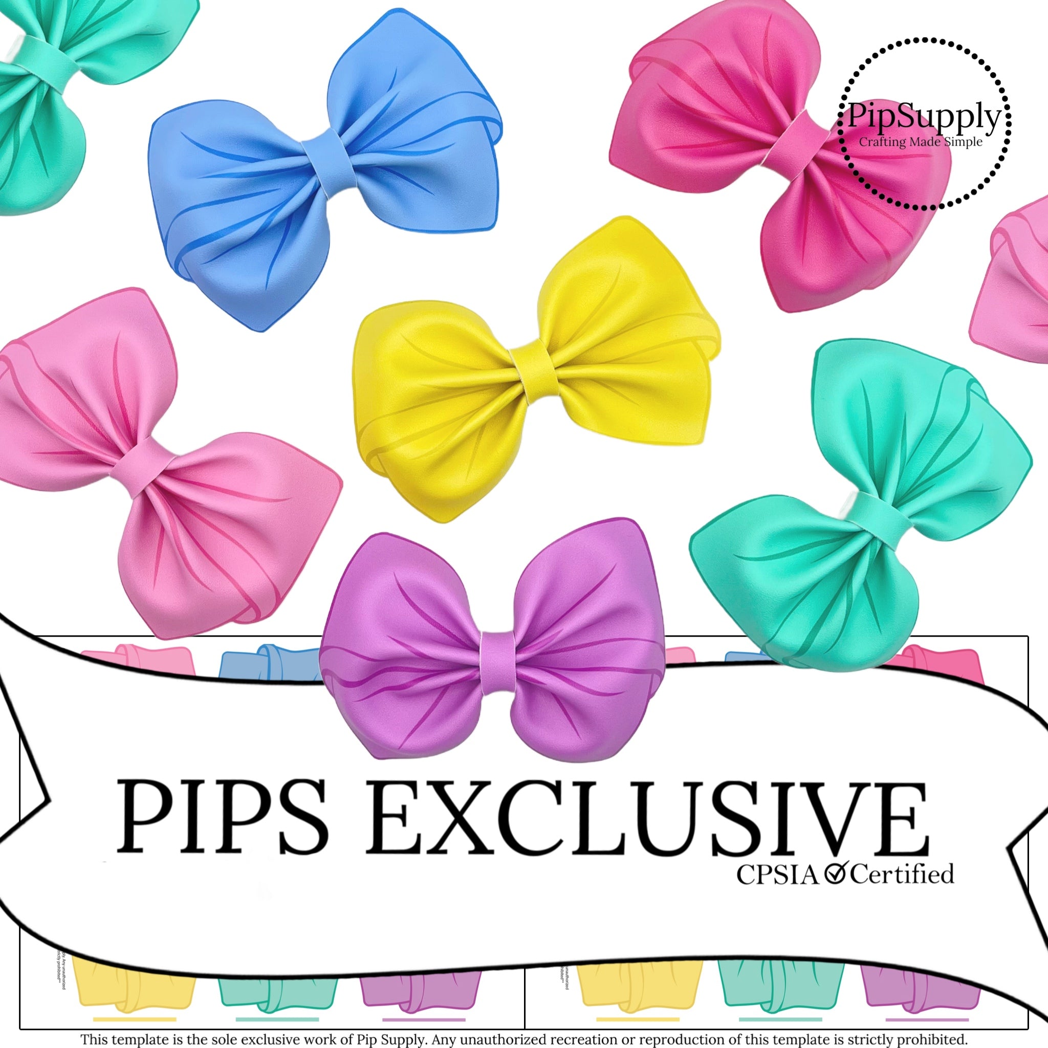 Pink Purple Blue Solid Faux Hair Bows - Princess Solid Bow Faux Leather ...