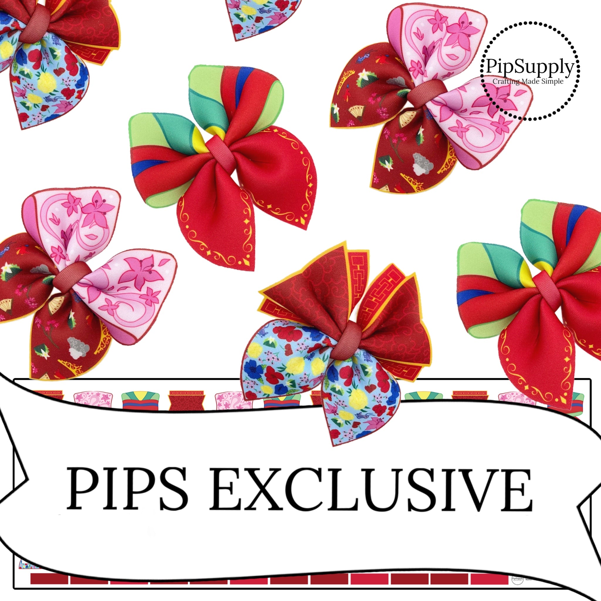 MINI Warrior Princess Bubble Neoprene DIY Hair Bows – Pip Supply