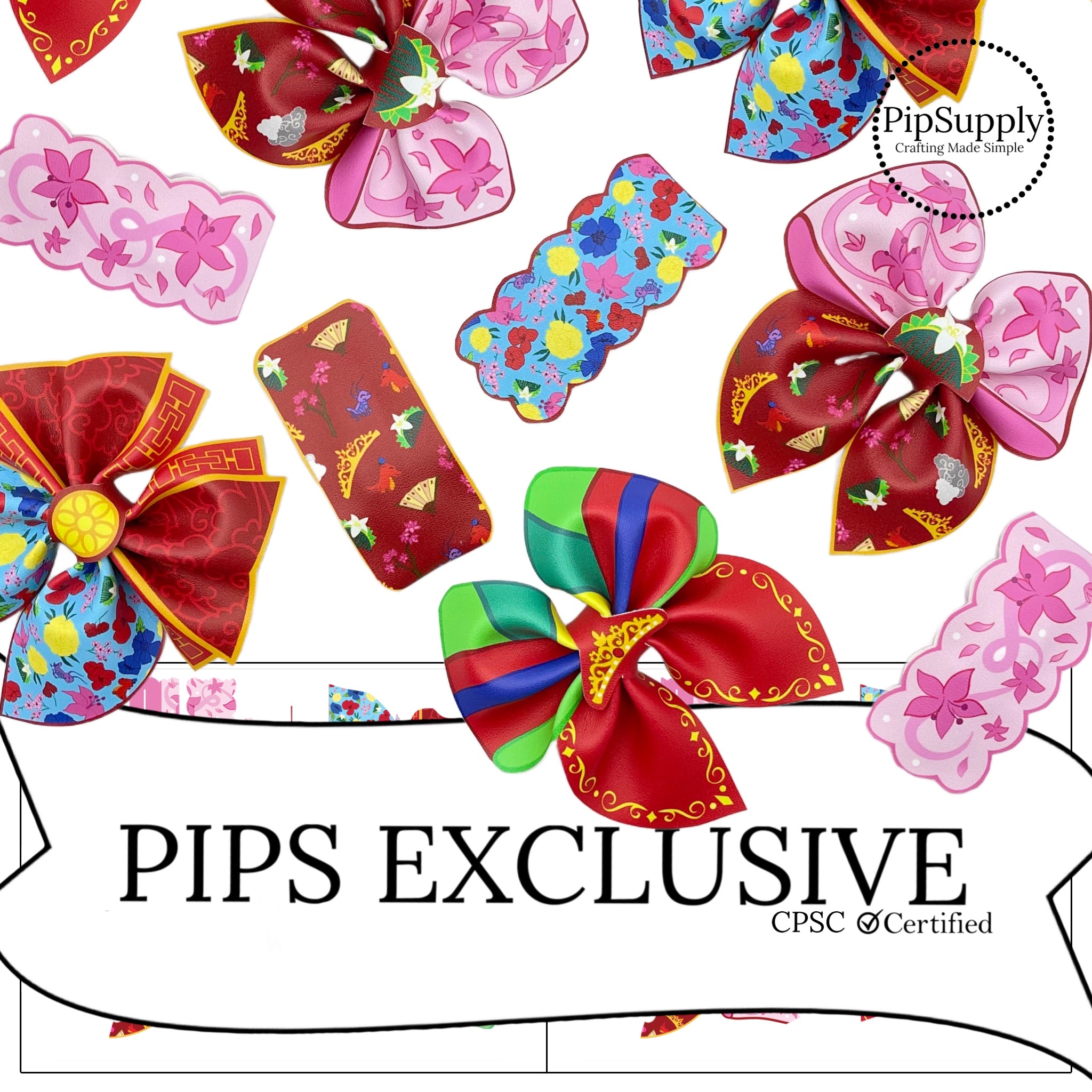 Warrior Princess Faux Leather DIY Hair Bows & Craft Cutouts – Pip Supply