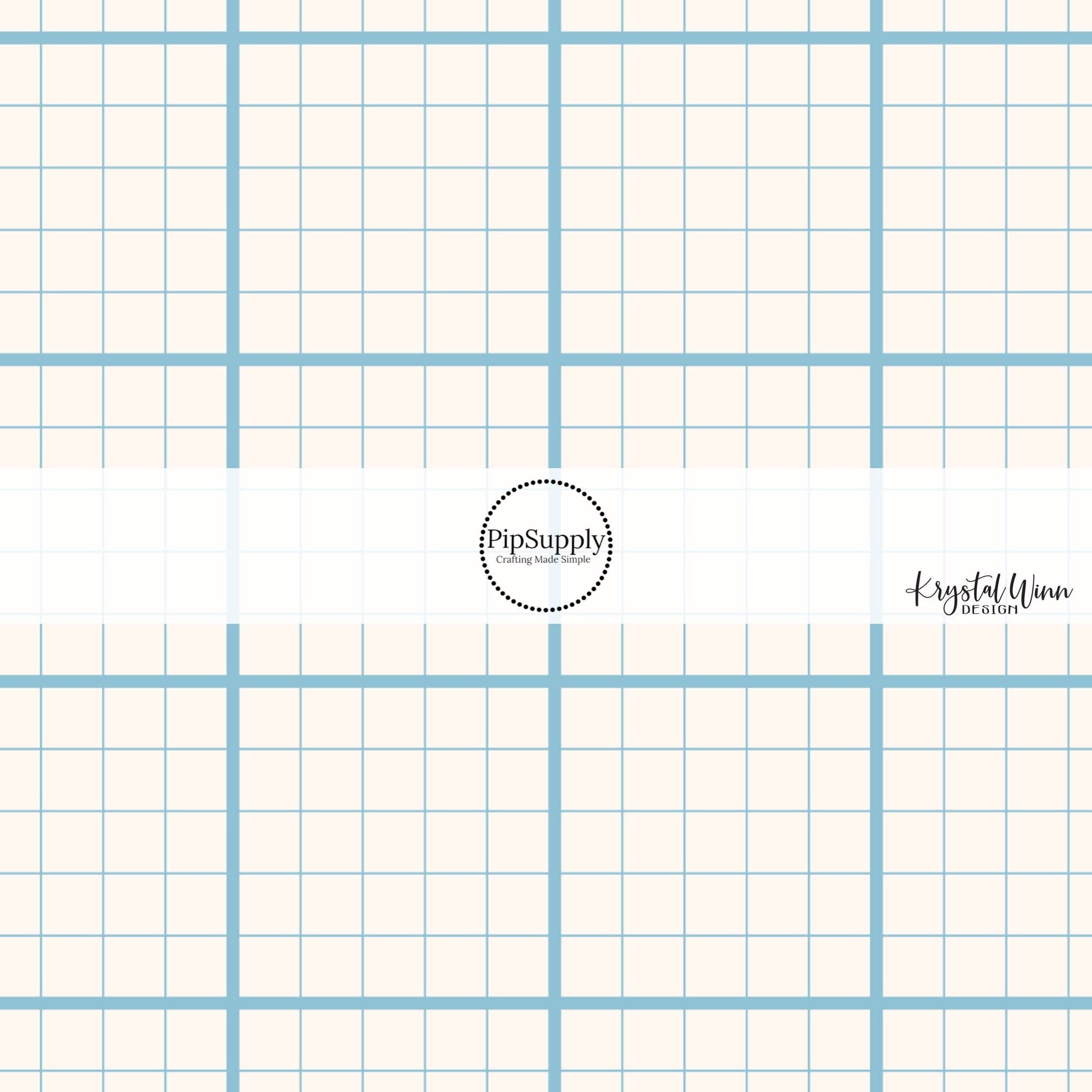 Graph Paper Hair Bow Strips – Pip Supply