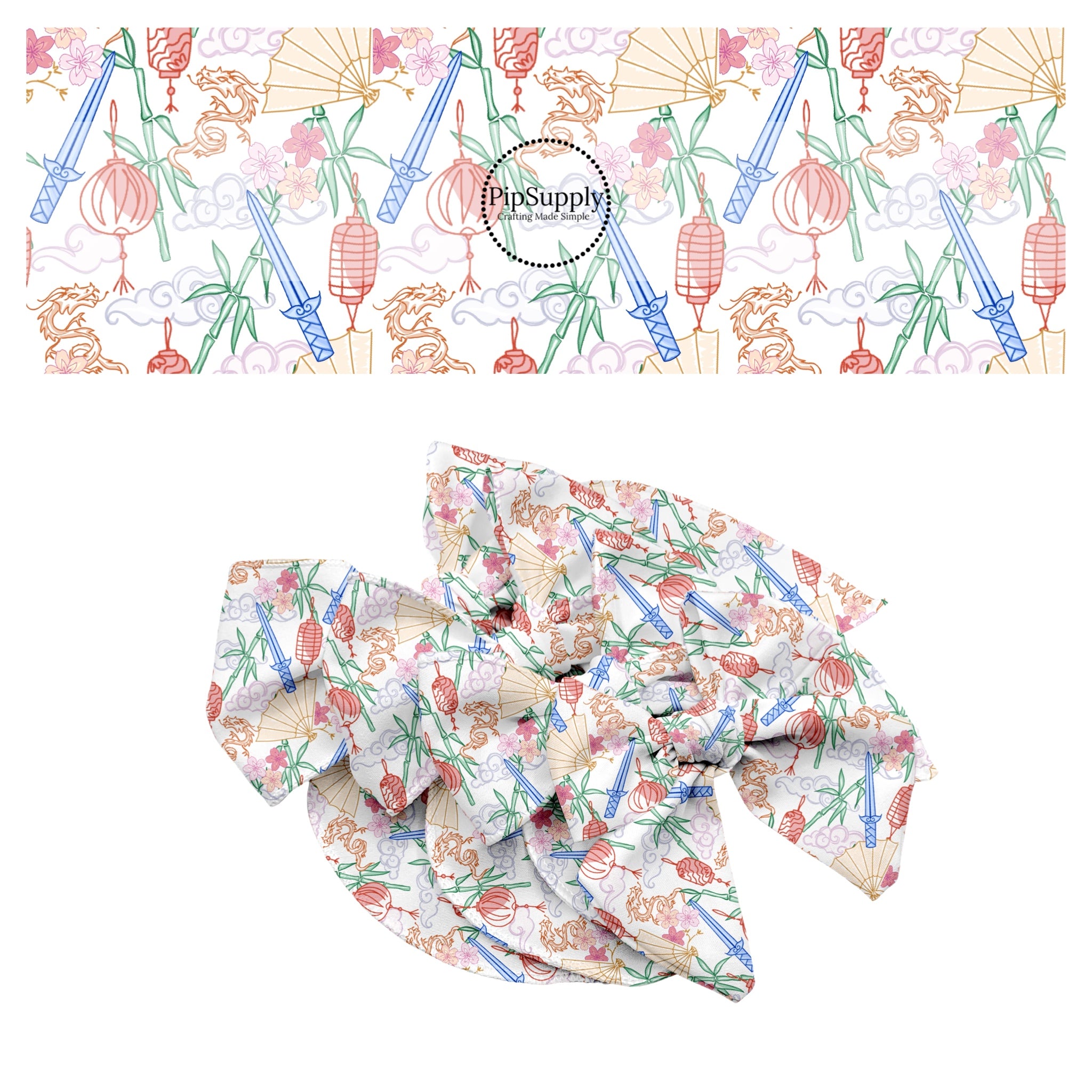 Princess Themed Hair Bow Strips - Dynasty Light Hair Bow Strips – Pip ...