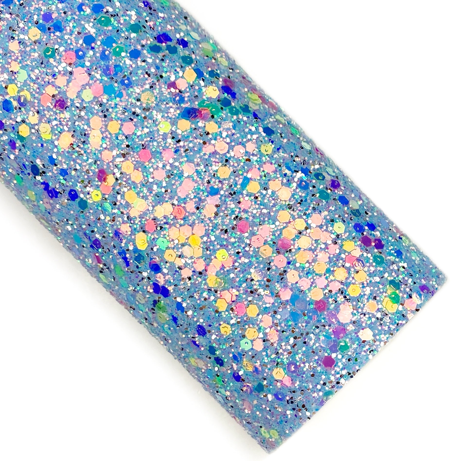 Blue Shine Glitter Faux Leather Sheets – Pip Supply