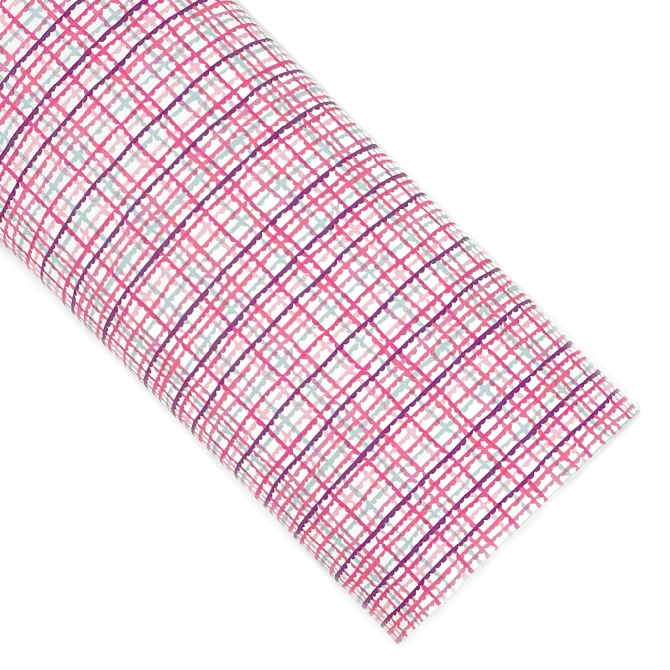 4 SHEET PACK - Scalloped Plaid Vegan Leather – Pip Supply