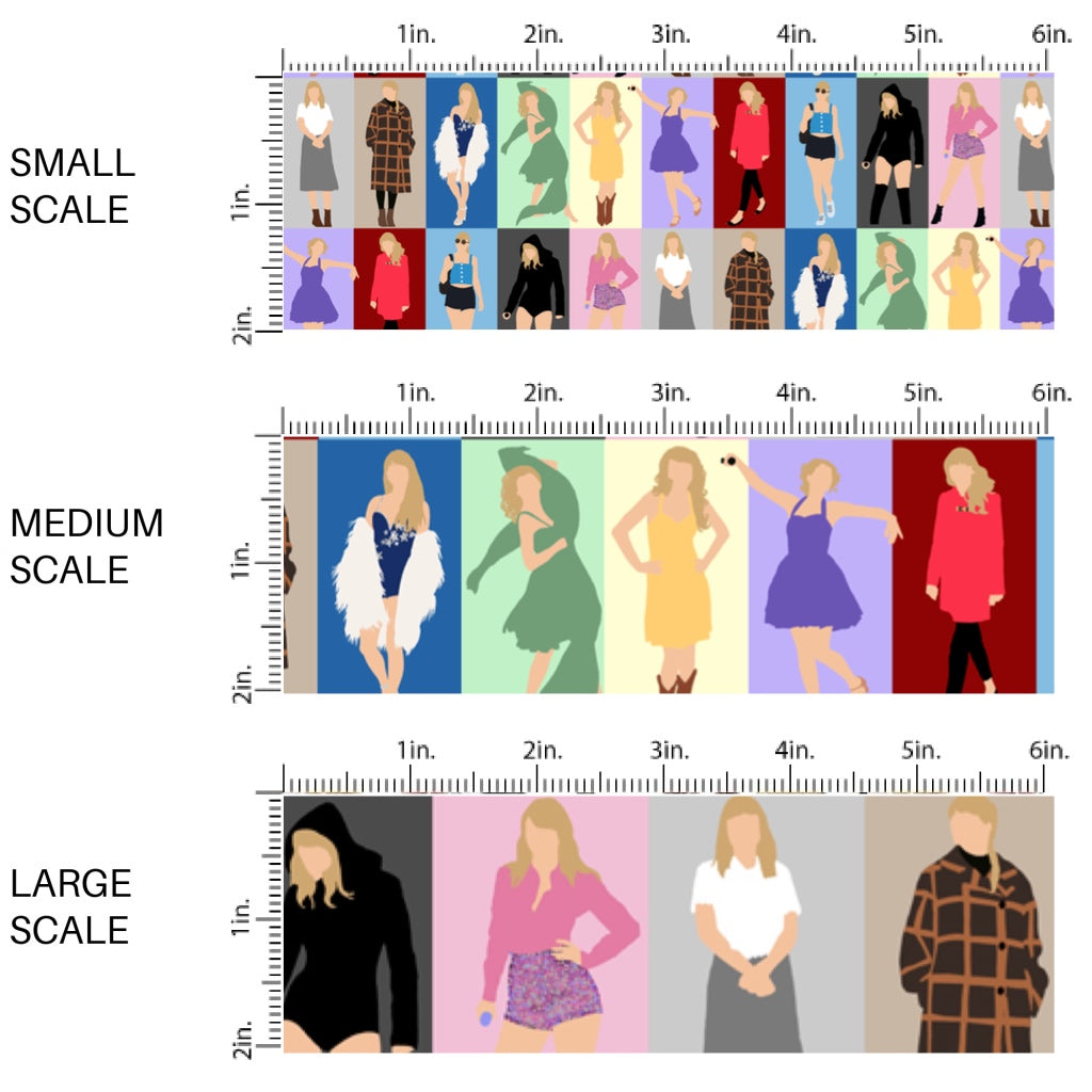 Taylor's Concert Pattern Fabric By The Yard - In My Eras Era Fabric By ...