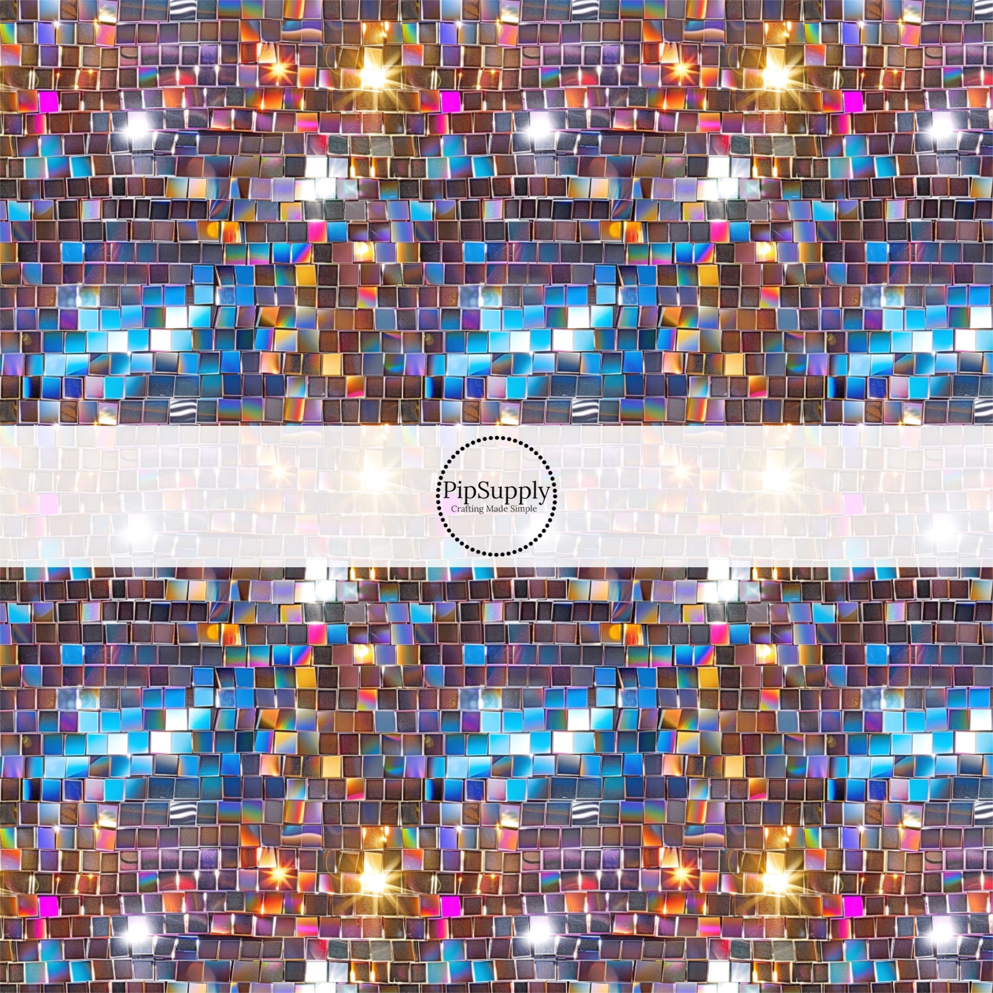 Disco Ball Fabric By The Yard - Mirrorball Fabric By The Yard – Pip Supply