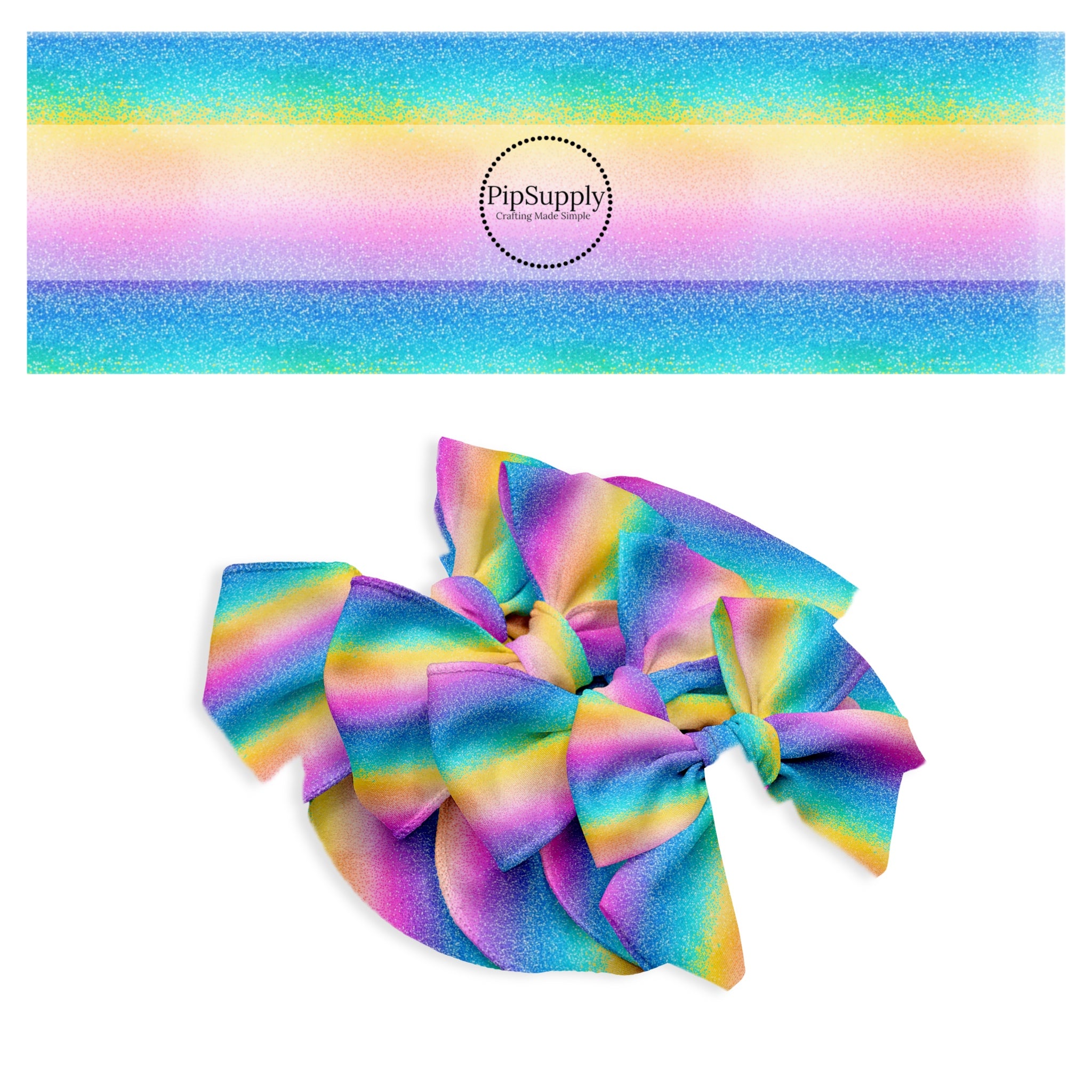 Tropical Flowers Hair Bow Strips - Hawaii Flowers Multi Hair Bow Strips ...