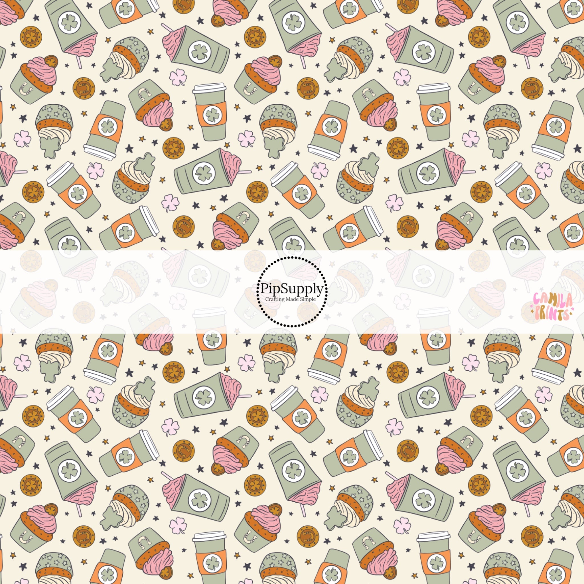 St. Patrick's Day Sweets Fabric By The Yard - St. Patty’s Sweet Treats ...