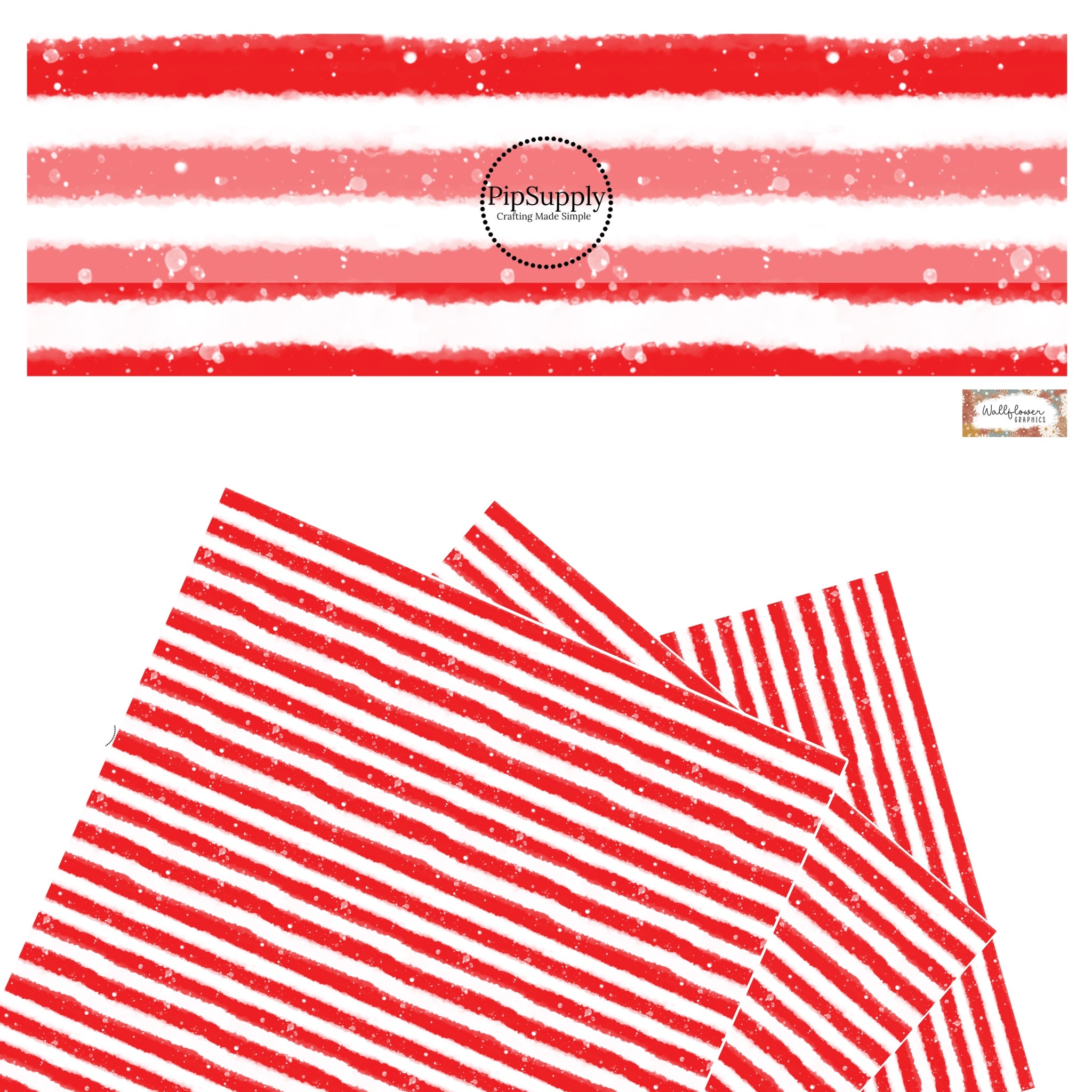 Patriotic Stripes Faux Leather Sheet - Watercolor Patriotic Stripes ...