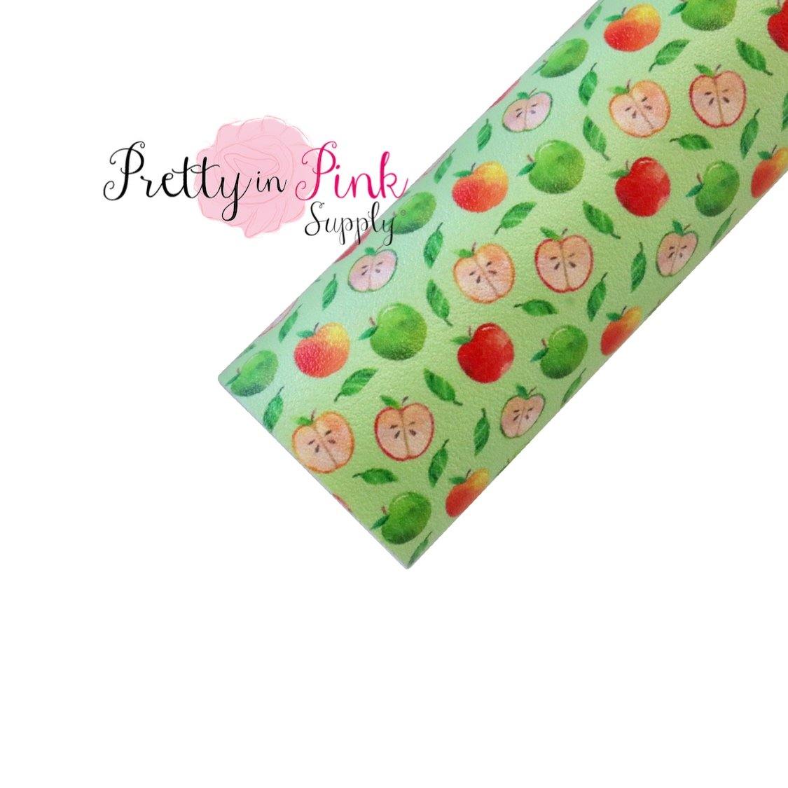 Apple Crisp Faux Leather Fabric Sheet – Pip Supply